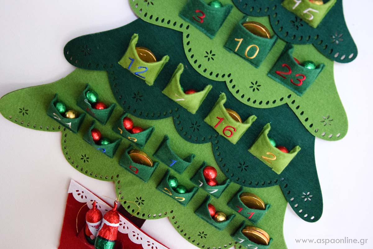 Με τι να γεμίσετε το ημερολόγιο αντίστροφης μέτρησης των Χριστουγέννων ...